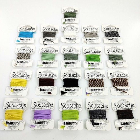 BeadSmith | Other | Beadsmith Soutache Ribbon Lot 32 Packages | Poshmark